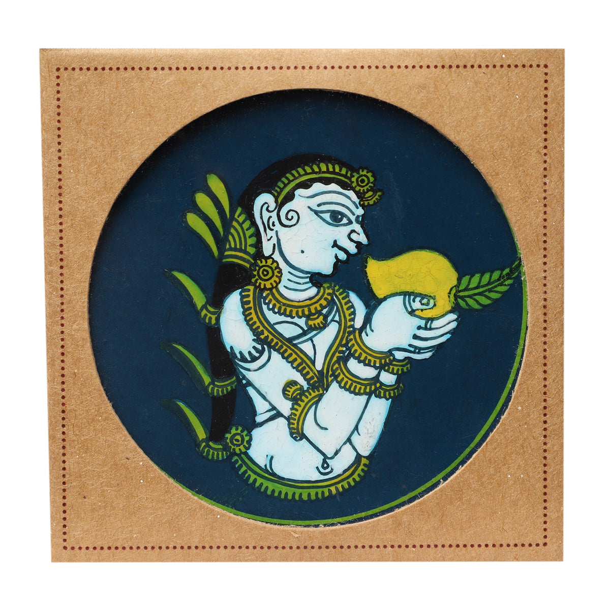 GANJIFA Hand Painted Fridge Magnet Ritu Greeshm Rani – Potli - A Bag Of ...