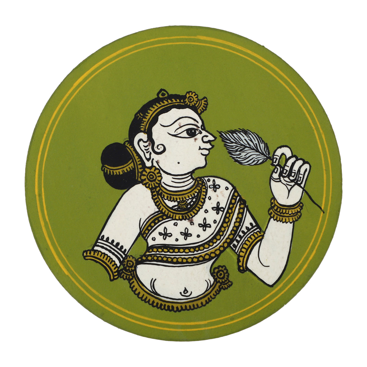 GANJIFA Hand Painted Fridge Magnet Ritu Shishir Rani – Potli - A Bag Of ...
